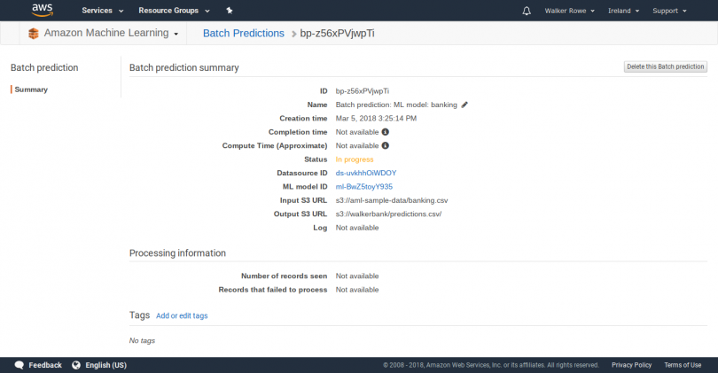Intro to Amazon Machine Learning with Logistic Regression – BMC ...