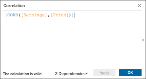 Tableau: Calculate Covariance and Correlation Between Stock Prices and ...