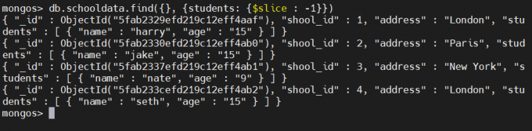 MongoDB Projection & Projection Operators Explained – BMC Software | Blogs