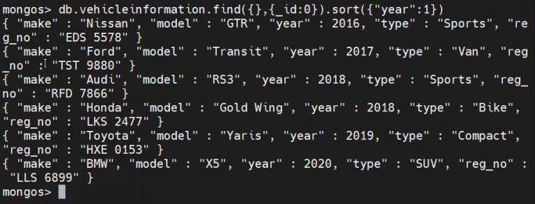 Mongodb Sorting Sort Method And Examples Bmc Software Blogs