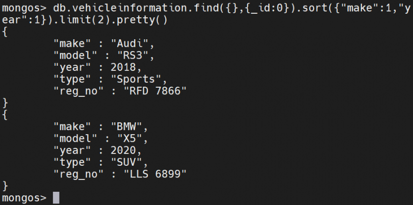 Mongodb Sorting Sort Method And Examples Bmc Software Blogs