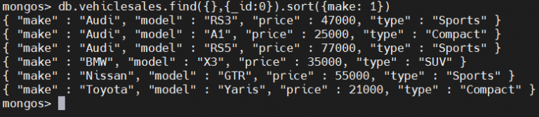 Mongodb Sorting Sort Method And Examples Bmc Software Blogs