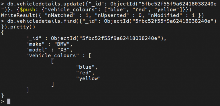 Using Push And Pull Operators In Mongodb Bmc Software Blogs