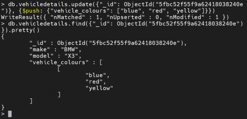 Using Push And Pull Operators In Mongodb Bmc Software Blogs